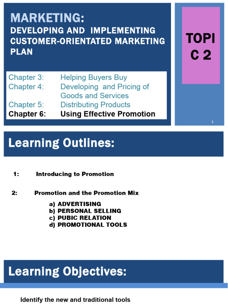 Chapter 4 Promotion | PDF | Sales | Marketing