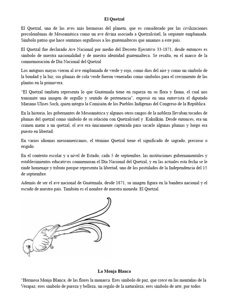 El Quetzal | PDF | Ciencias sociales | Clásicos