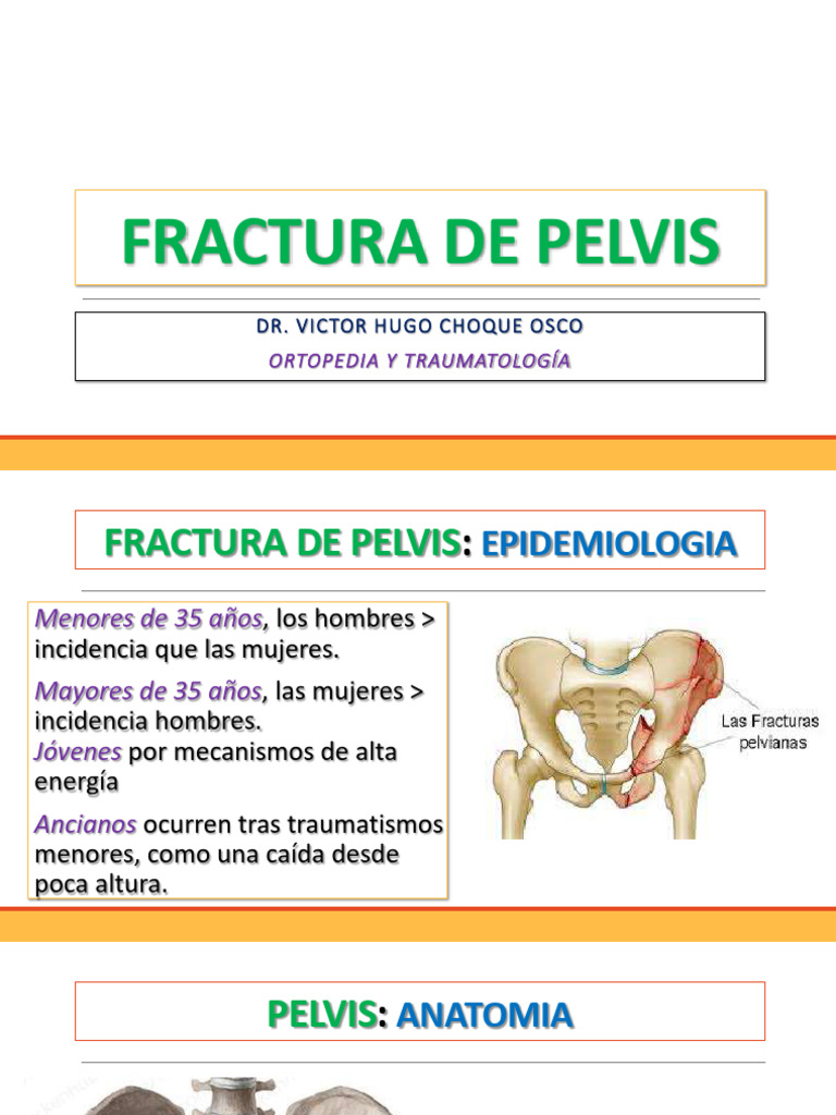 Fractura De Pelvis Pdf Pelvis Sistema Musculoesquelético