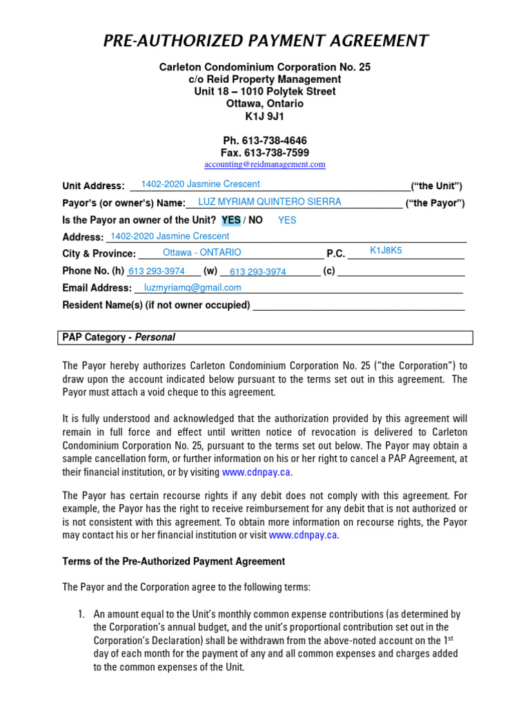 25 PAP Form | PDF | Payments | Expense