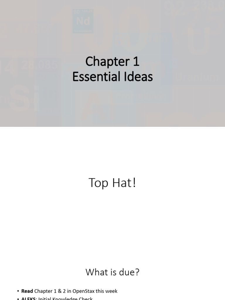 Gen Chem Chapter 1 Lecture | PDF | Significant Figures | Chemistry