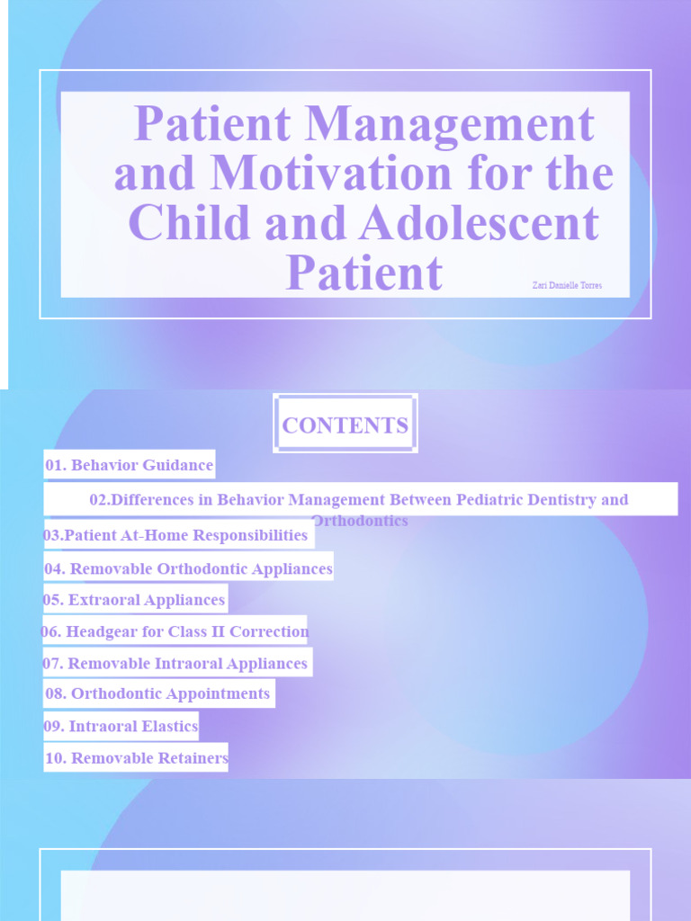 Interd - Report 2 | PDF | Oral Hygiene | Orthodontics