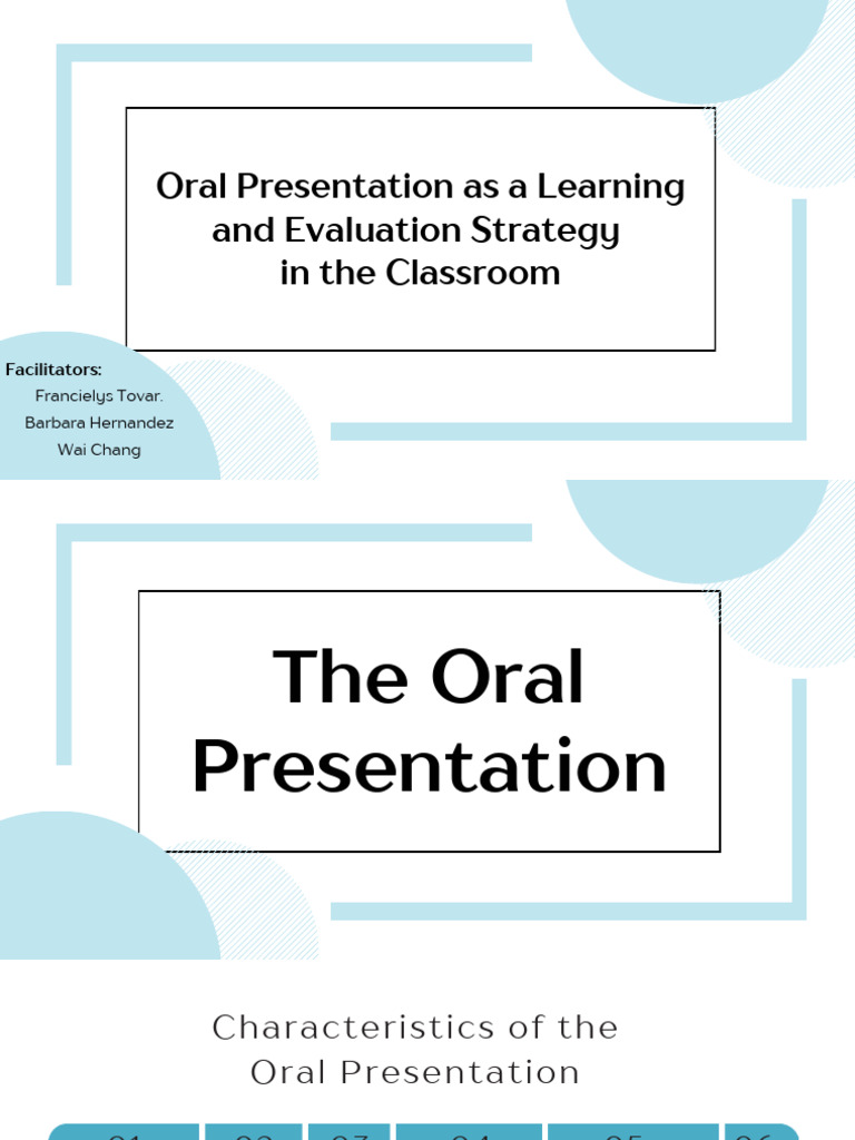 Oral Presentation | PDF | Evaluation | Public Speaking