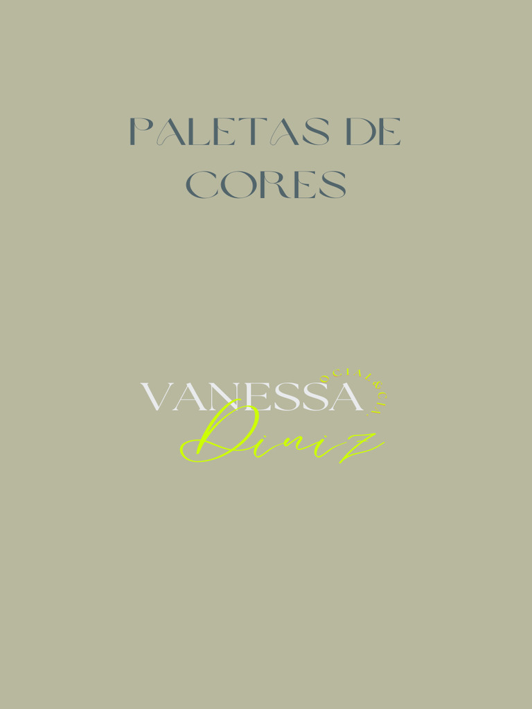 Sugestões de Paleta de Cores | PDF