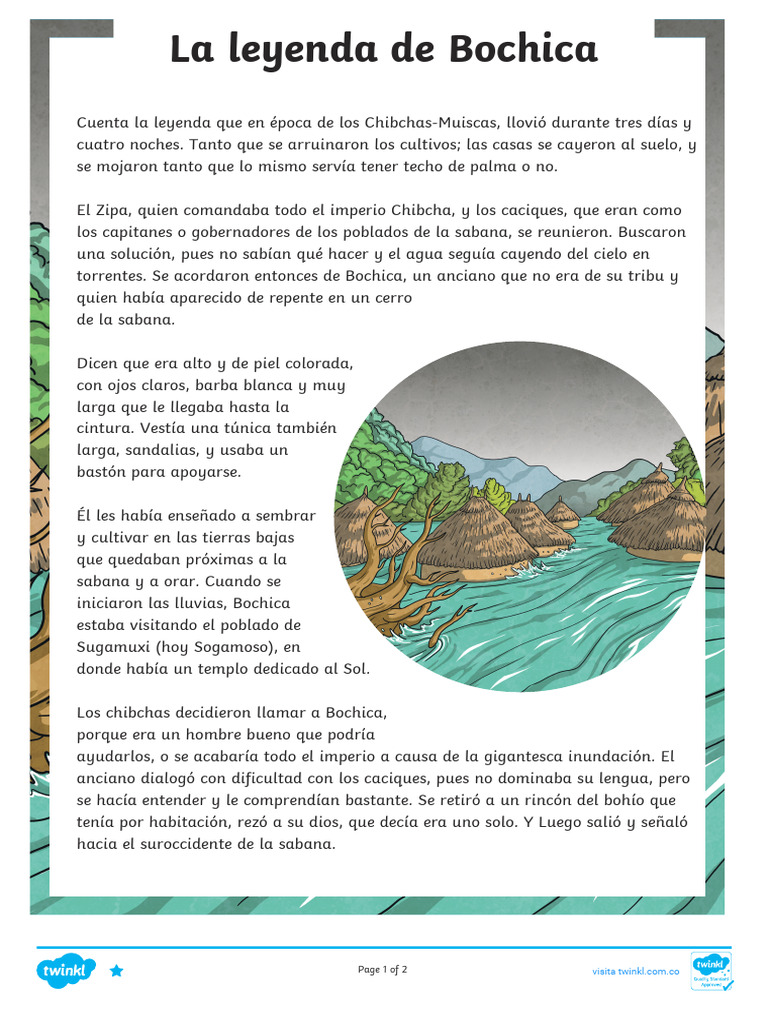 La Leyenda de Bochica | PDF