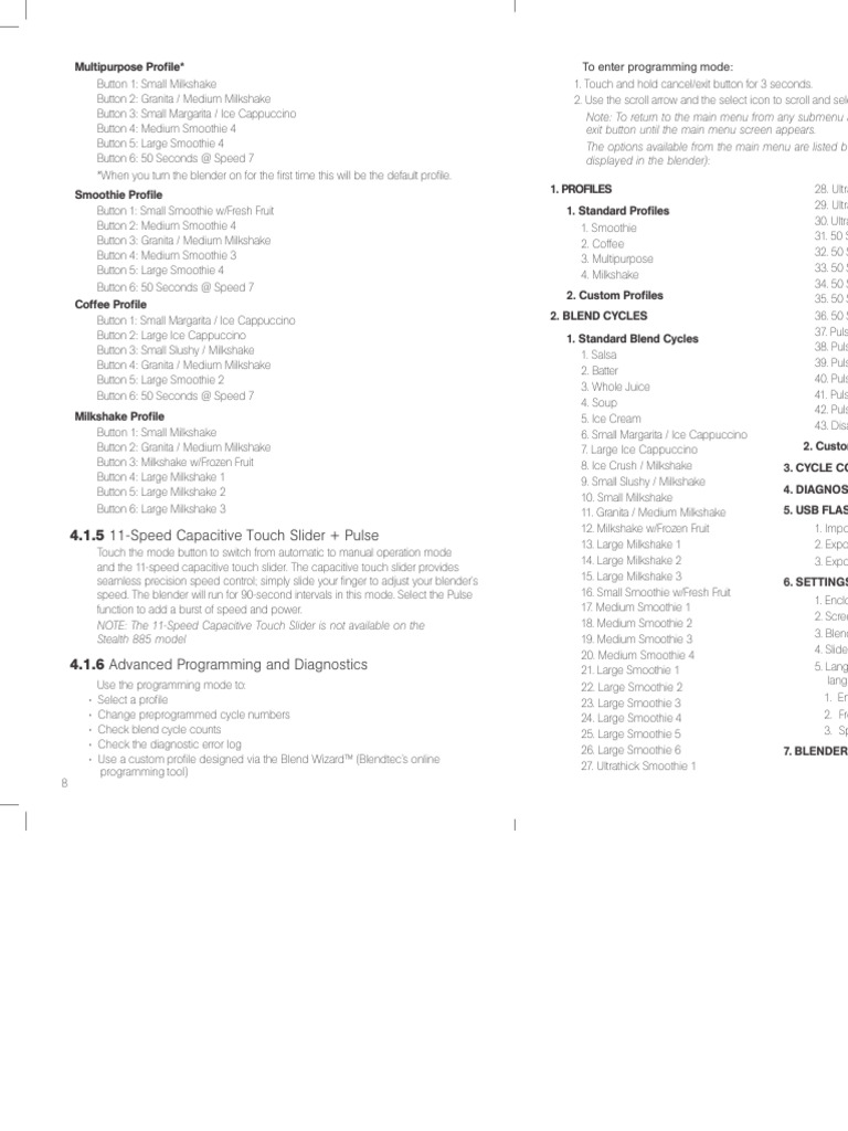 Manual de Usuario Blendtec EZ 600 (19 Páginas) | PDF | Milkshake | Blender