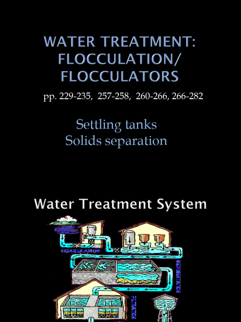 5 Floc. Sett | PDF | Colloid | Suspension (Chemistry)