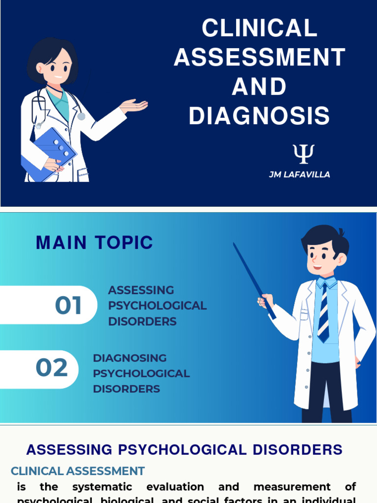 Clinical Assessment and Diagnosis | PDF | Mental Disorder | Psychology