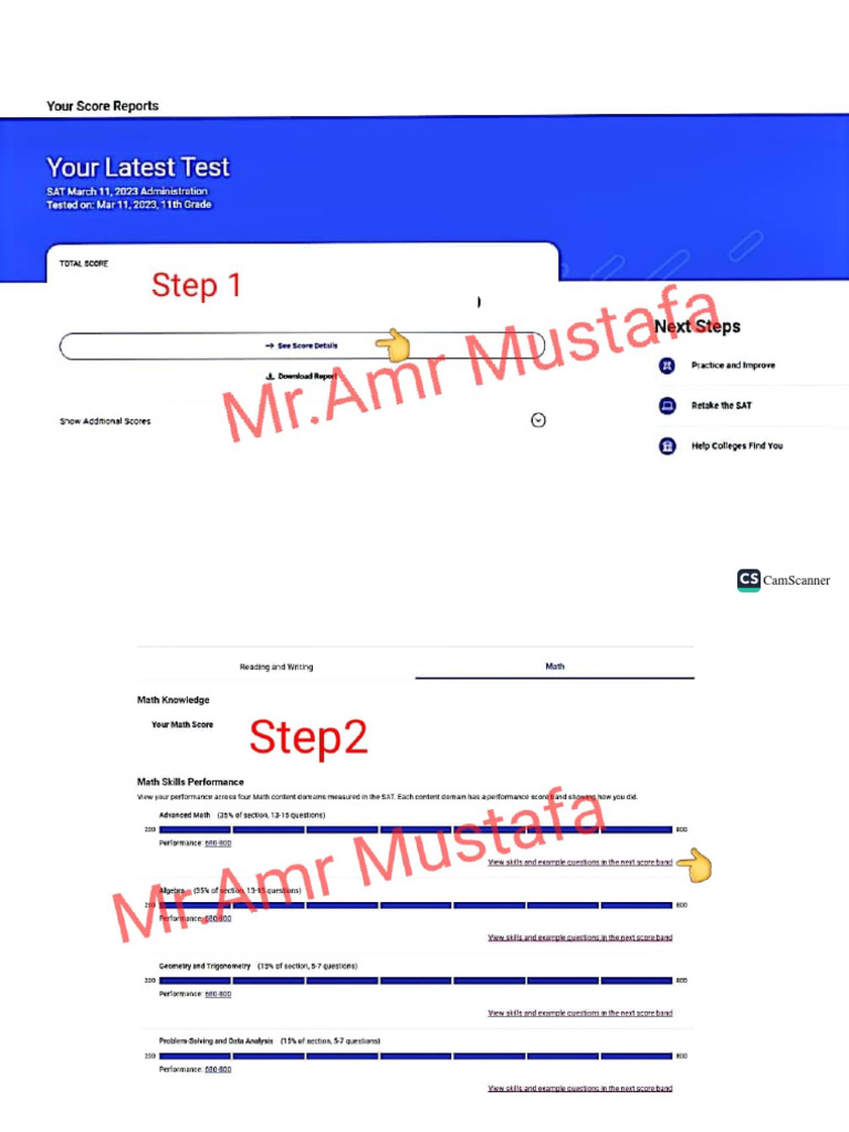 CamScanner Repeated Text Document | PDF
