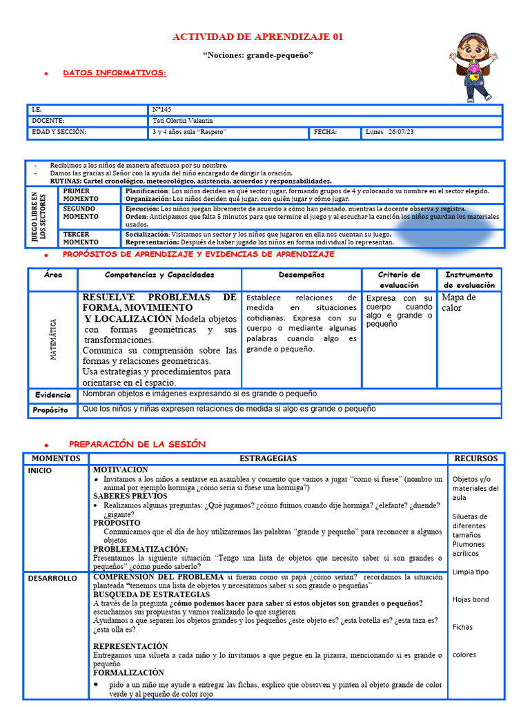 actividades EDA 7 resolviendo problemas | PDF | Evaluación | Aprendizaje