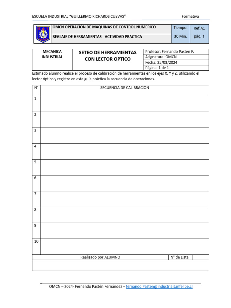 OMCN-2024-Seteo de Herr-Lector Optico | PDF