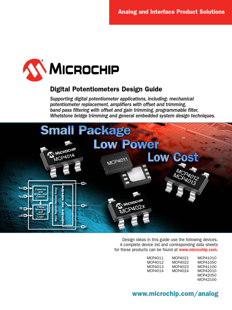 Digital Potentiometer | PDF | Resistor | Electronics