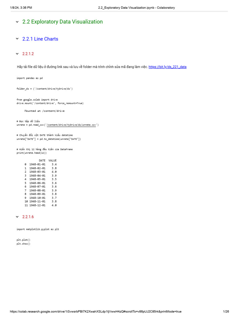 2.2 Exploratory Data Visualization - Ipynb Colaboratoryy | PDF