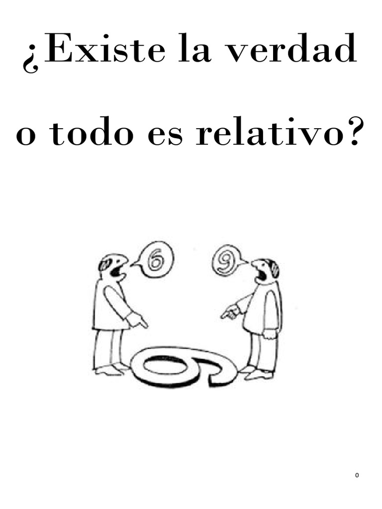 4 - El Relativismo | PDF | Verdad | Relativismo