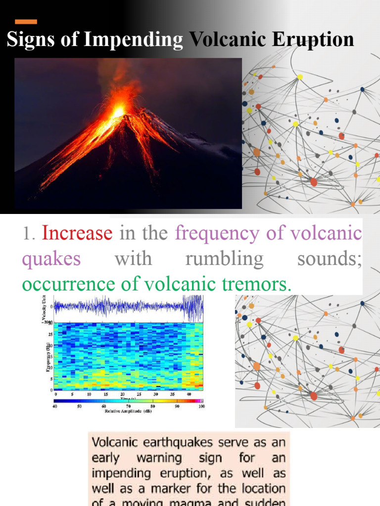 Signs of Volcanic Eruption Indicators | PDF