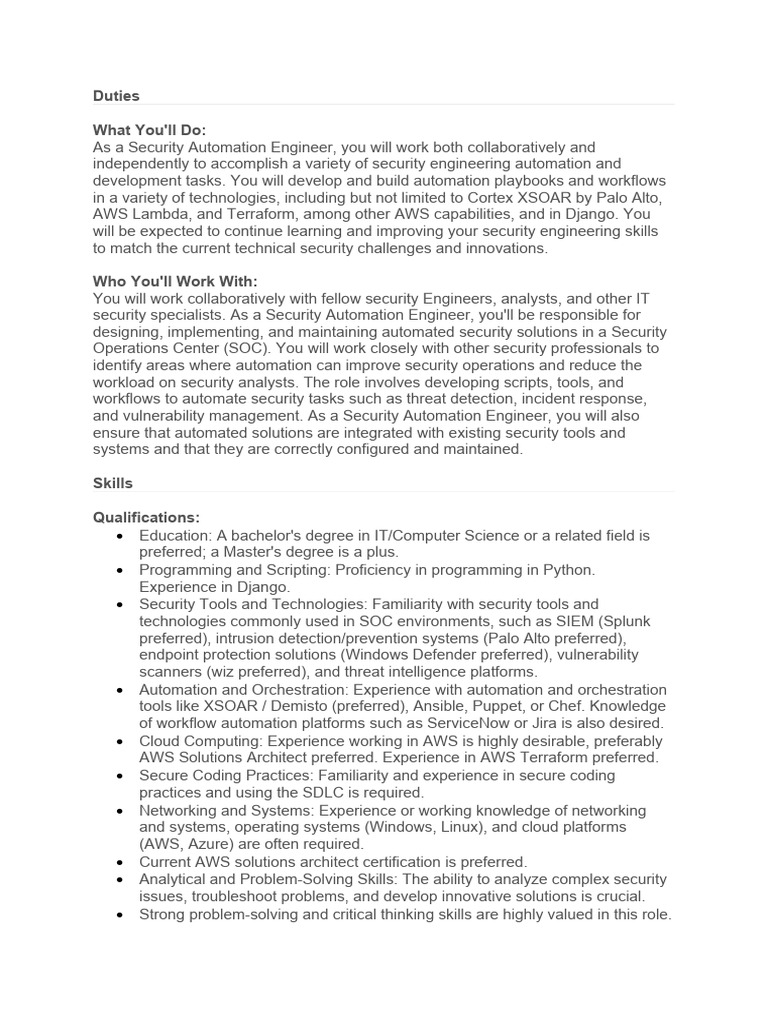 DevSecOps JD | PDF | Computer Security | Security