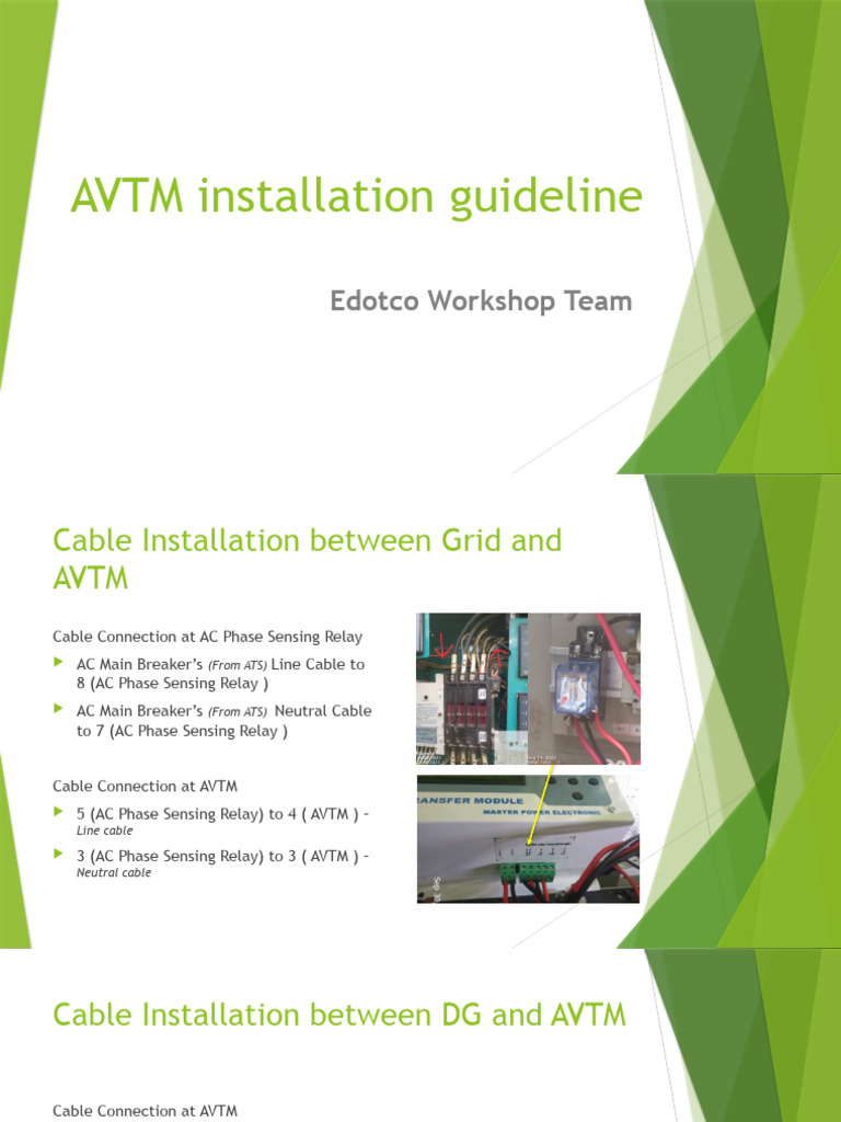 AVTM Installation Guideline | PDF | Science & Mathematics | Technology ...