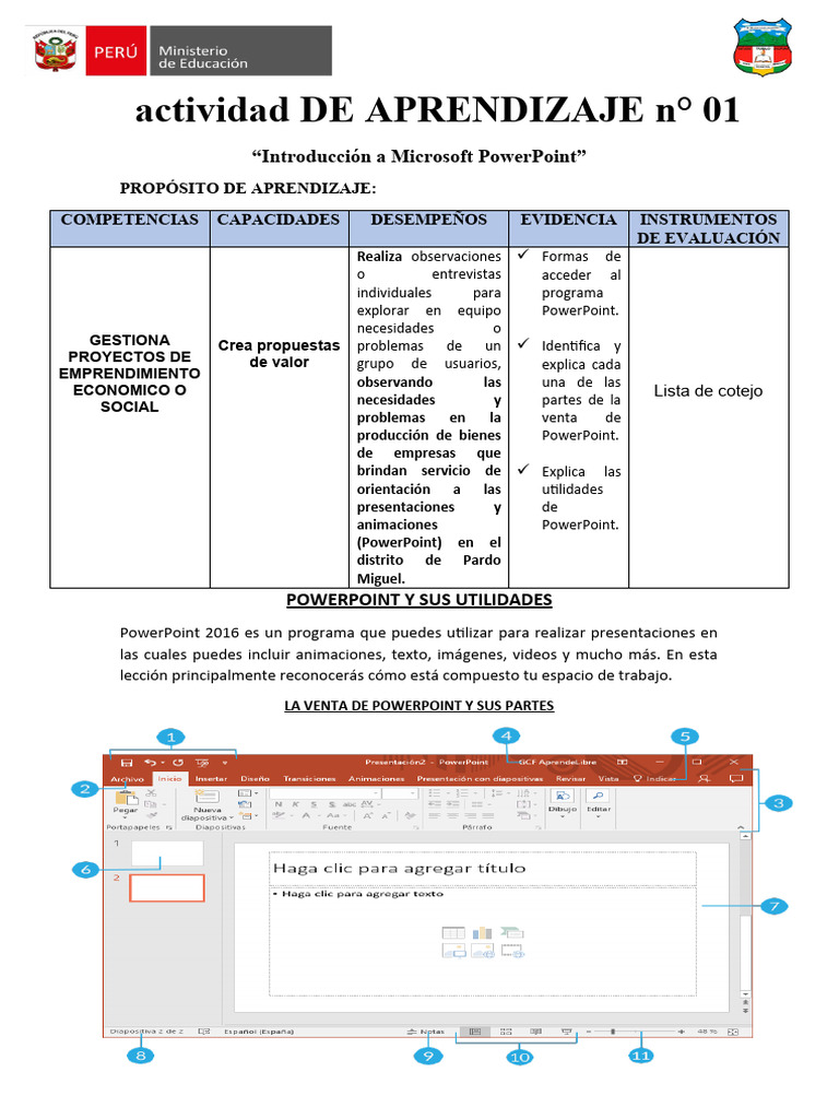 Introducción A Microsoft PowerPoint | PDF | Microsoft PowerPoint | Microsoft