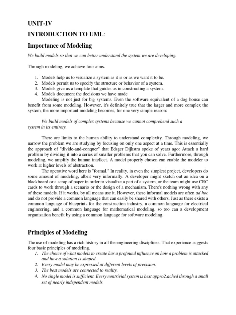 Se Unit 4 And 5 Pdf Class Computer Programming Use Case 