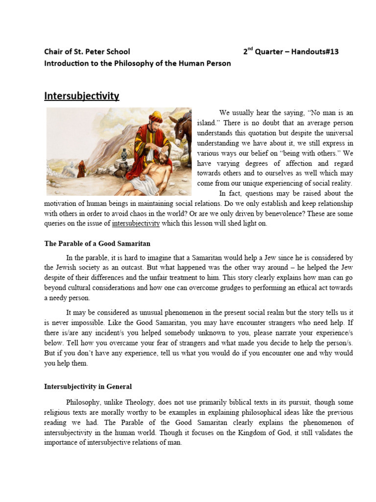 Intro To Philo 13 Handout | PDF | Liberal Arts Education