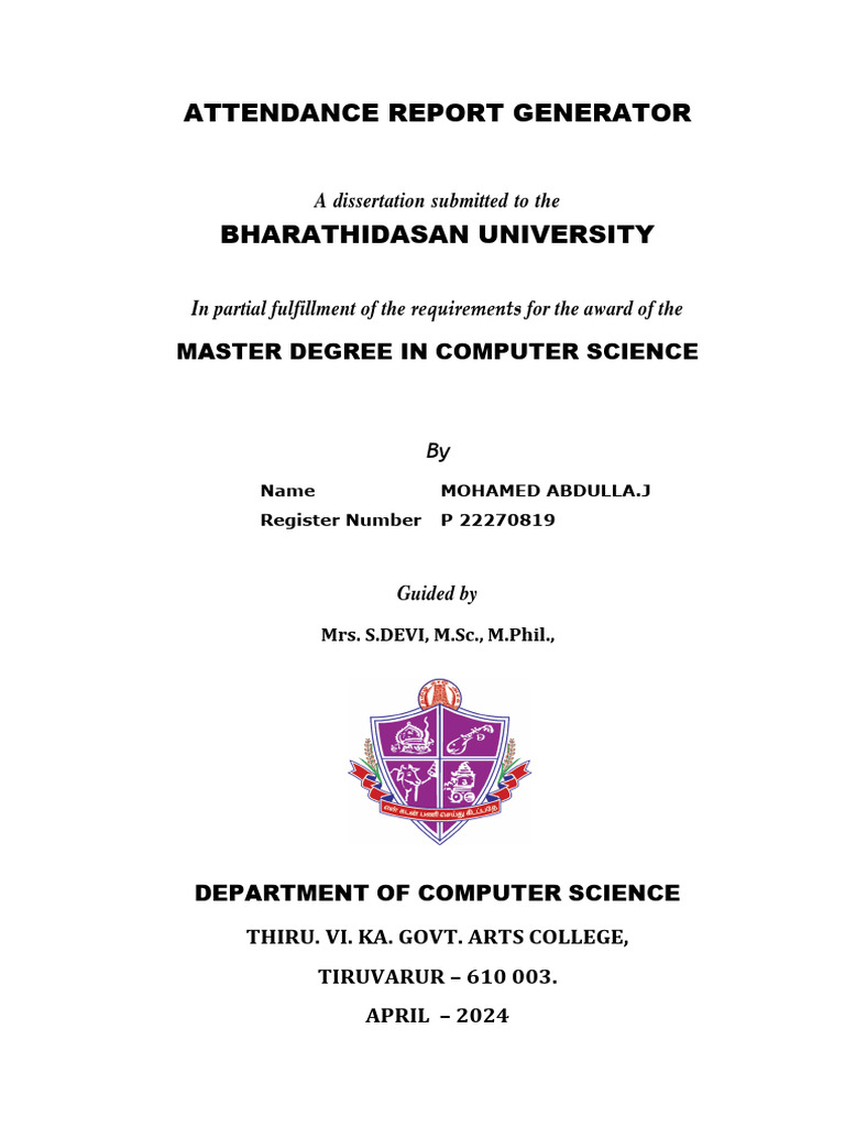 Attendance_Report_generator | PDF | Php | Parameter (Computer Programming)