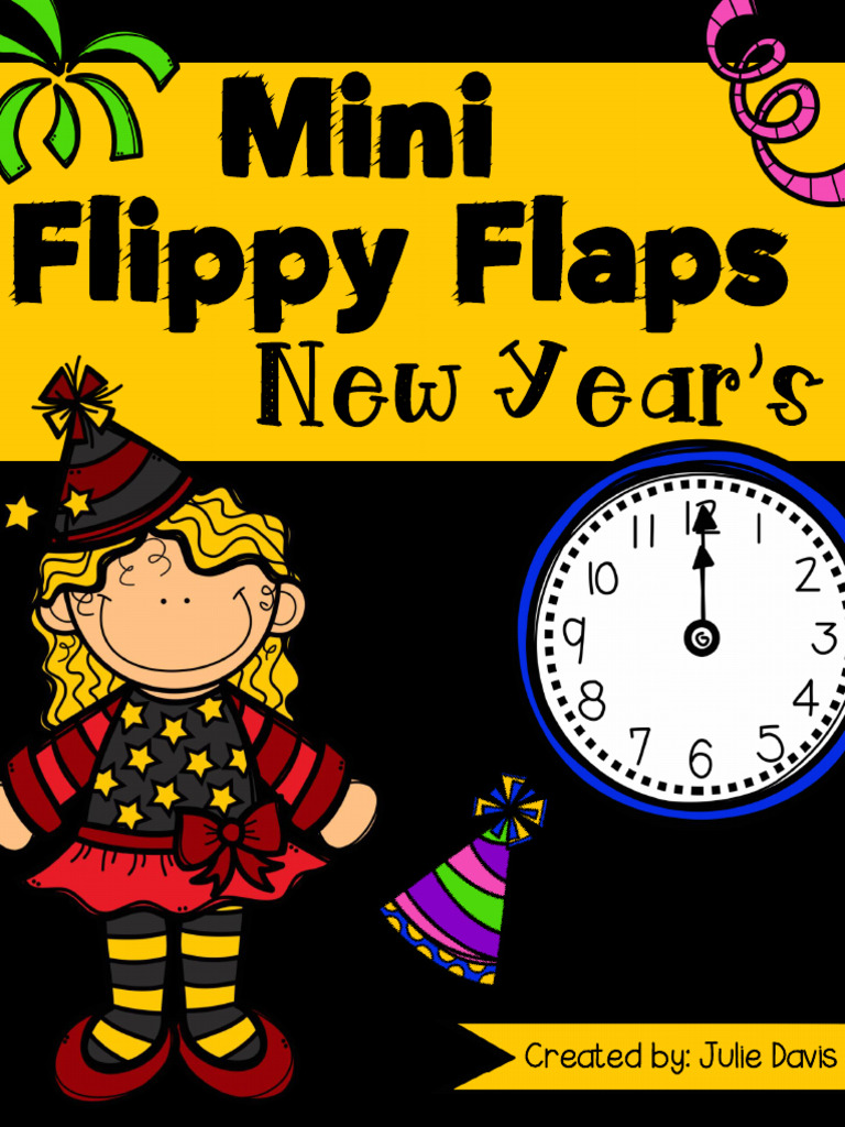 New Year's: Flippy Flaps Mini | PDF