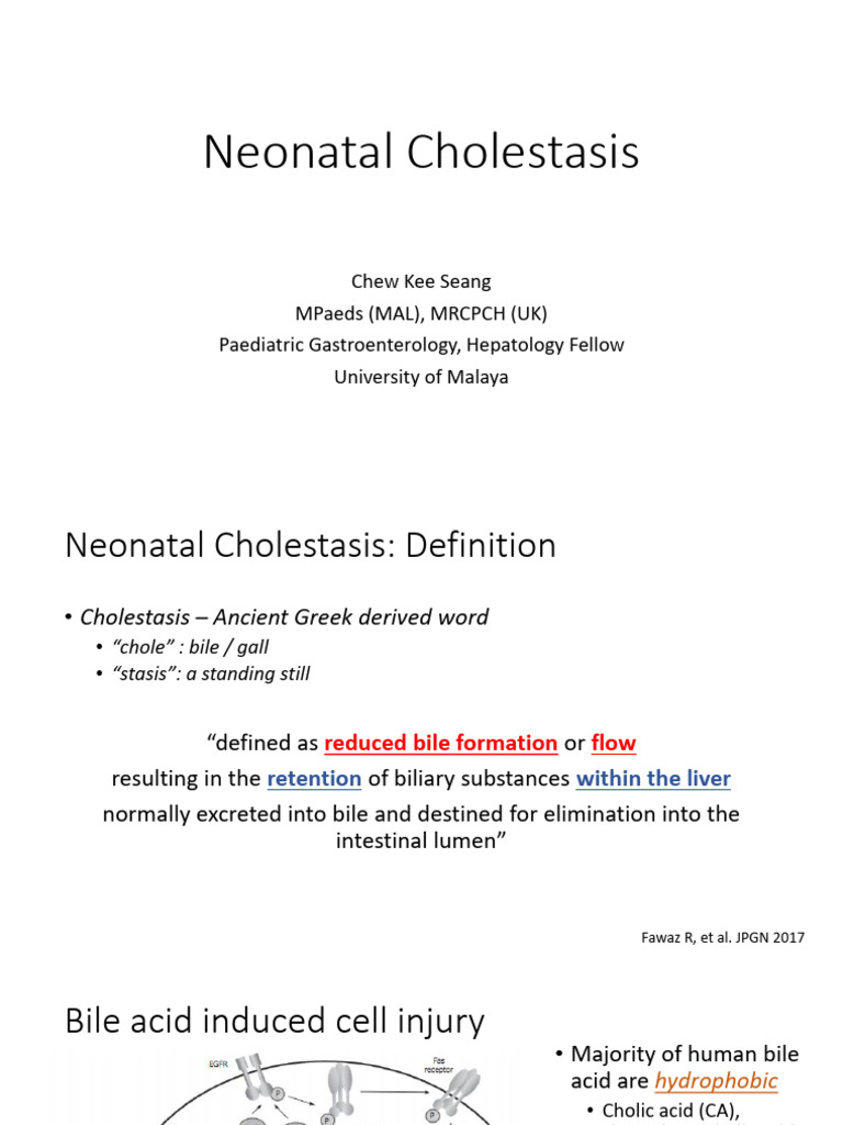 Neonatal Cholestasis Overview and Causes | PDF | Liver | Diseases And ...