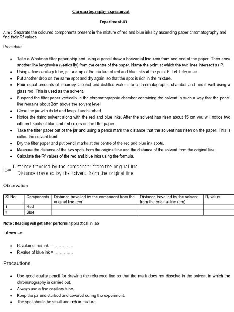 Chromatography | PDF | Analytical Chemistry | Separation Processes