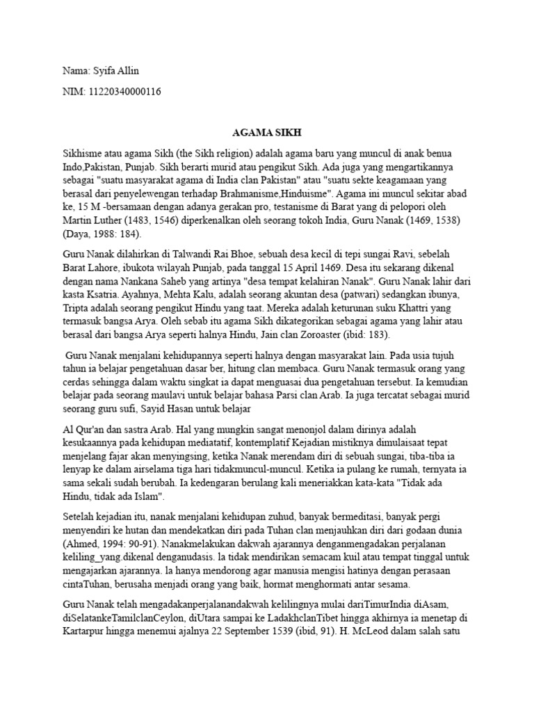 Agama Sikh | PDF