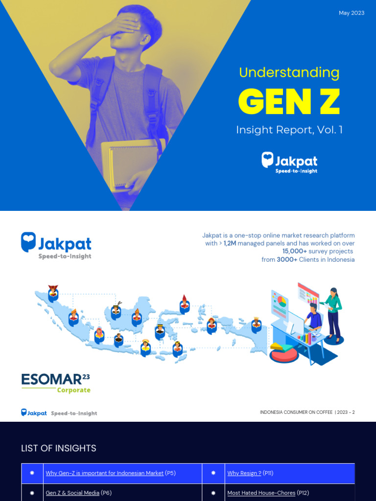 PDF Report Understanding Gen Z Vol. 1 - Jakpat Insight Report 2023 37312 | Download Free PDF ...