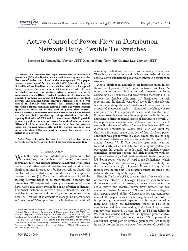 Active Distribution Networks | PDF | Electric Power Distribution | Electric Power
