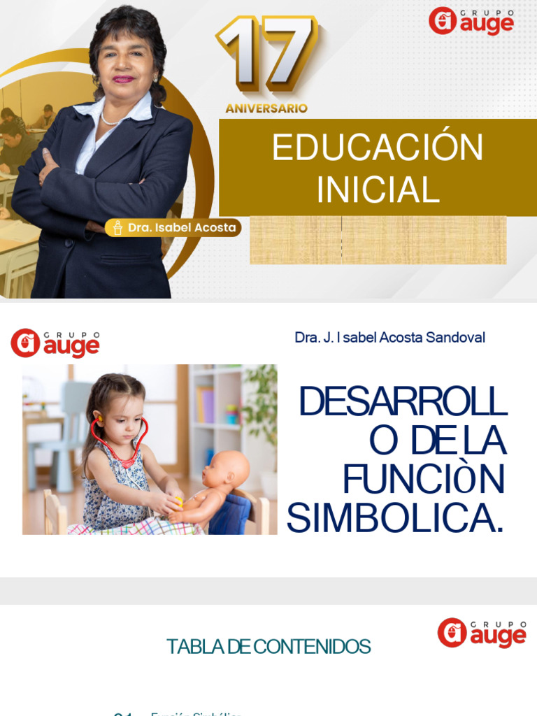 Desarrollo de la Función Simbólica | PDF | Pensamiento | Los símbolos