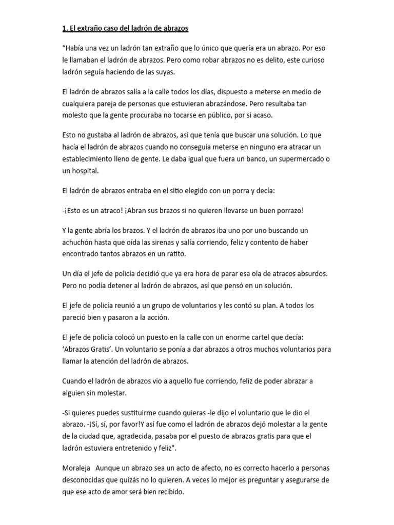 Cuento Policial | PDF | Robo