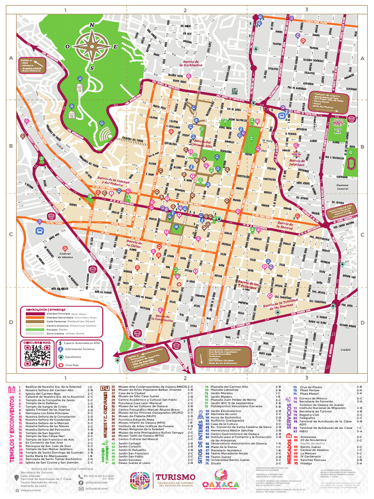 Mapa Centro Histórico de Oaxaca-1 | PDF
