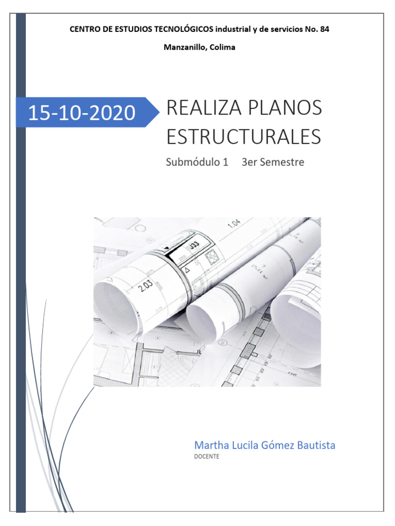 Planos Estructurales para Cimentación | PDF | Fundación (Ingeniería ...