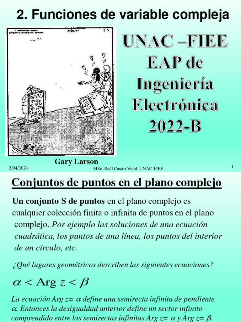 2.Funciones Complejas Fiee | PDF | Ecuaciones | Formas geométricas