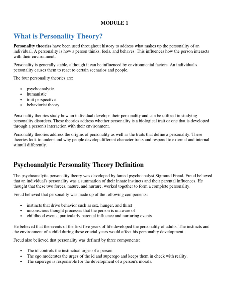 Organisational Behaviour Notes | PDF | Leadership | Personality Psychology