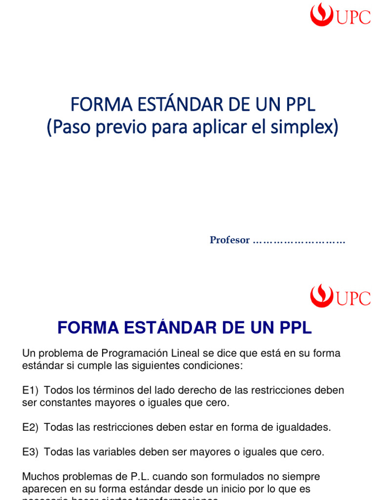 Unidad 1 - 5 Forma - Estandar | PDF | Programación lineal | Informática ...