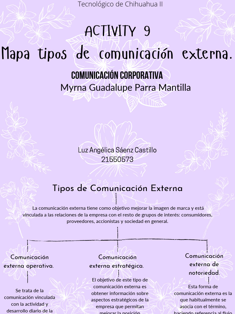Mapa Tipos de Comunicación Externa. | PDF | Business | Marca