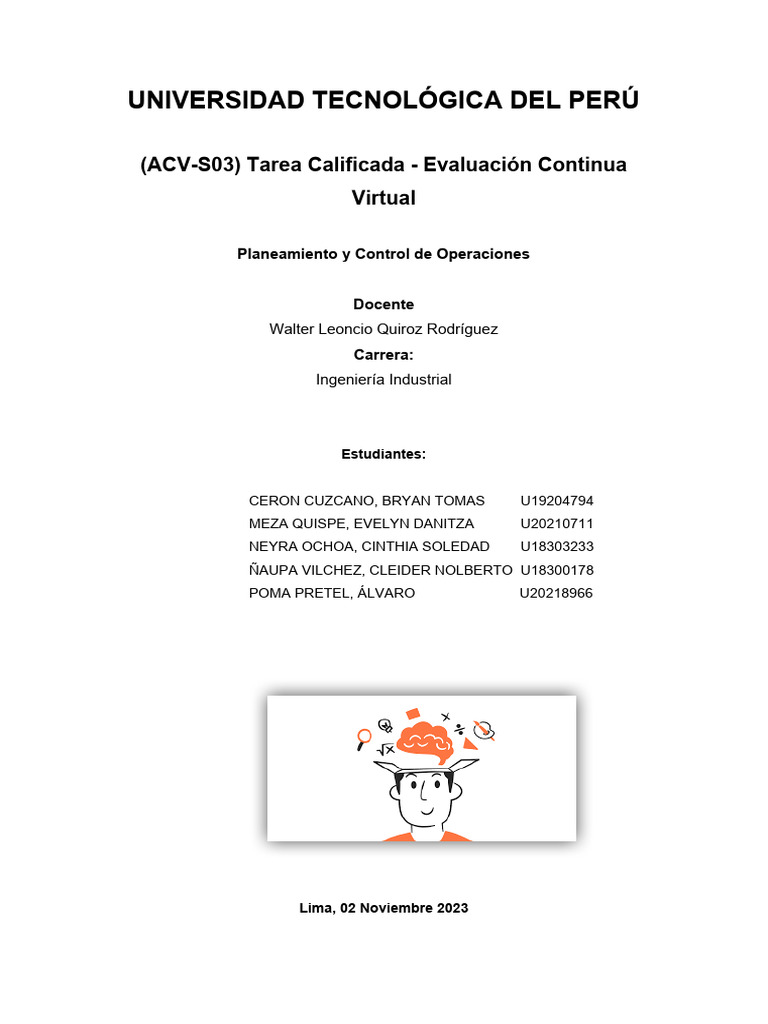 (ACV-S03) Tarea Calificada | PDF