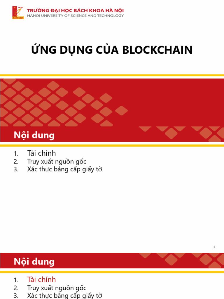 Lec2 - NG D NG C A Blockchain | PDF