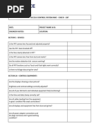 CCTV Maintenance Checklist Form - 15893 | PDF | Camera | Closed Circuit ...
