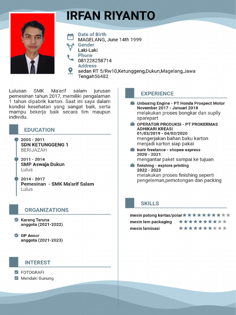CV Terbaru | PDF
