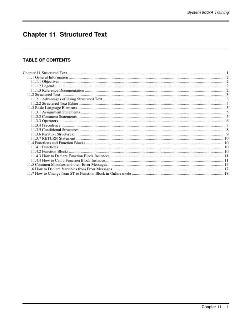 T314-11 Structured Text - RevC | PDF | Boolean Data Type | Control Flow