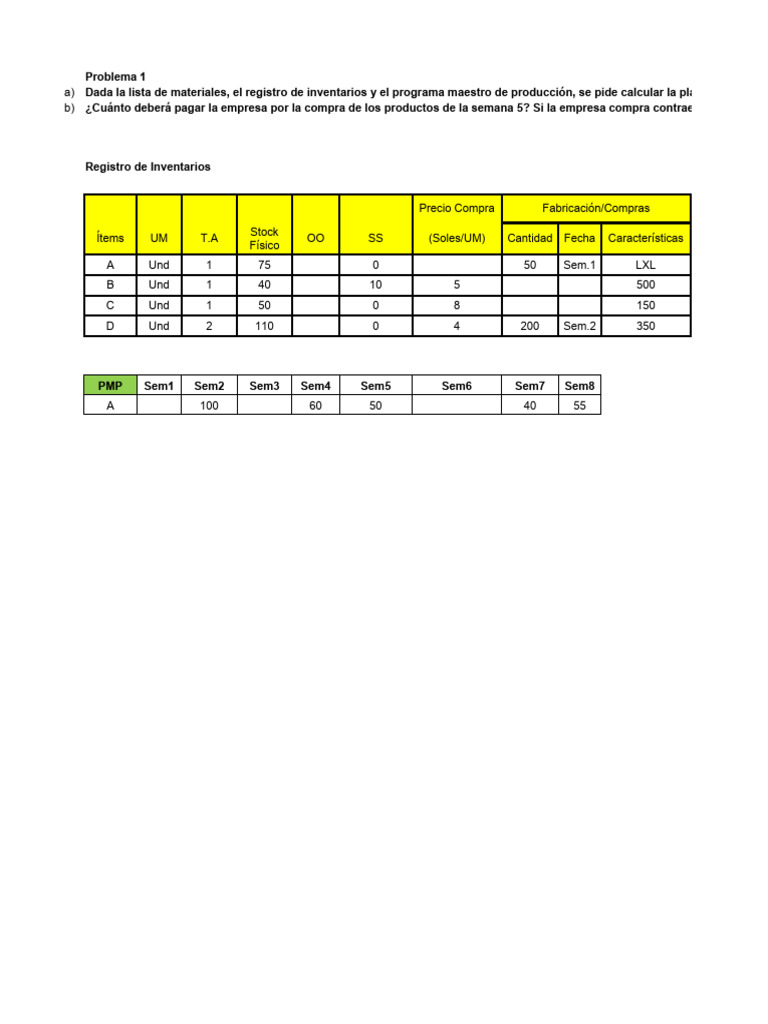 Ejercicio Propuesto | PDF