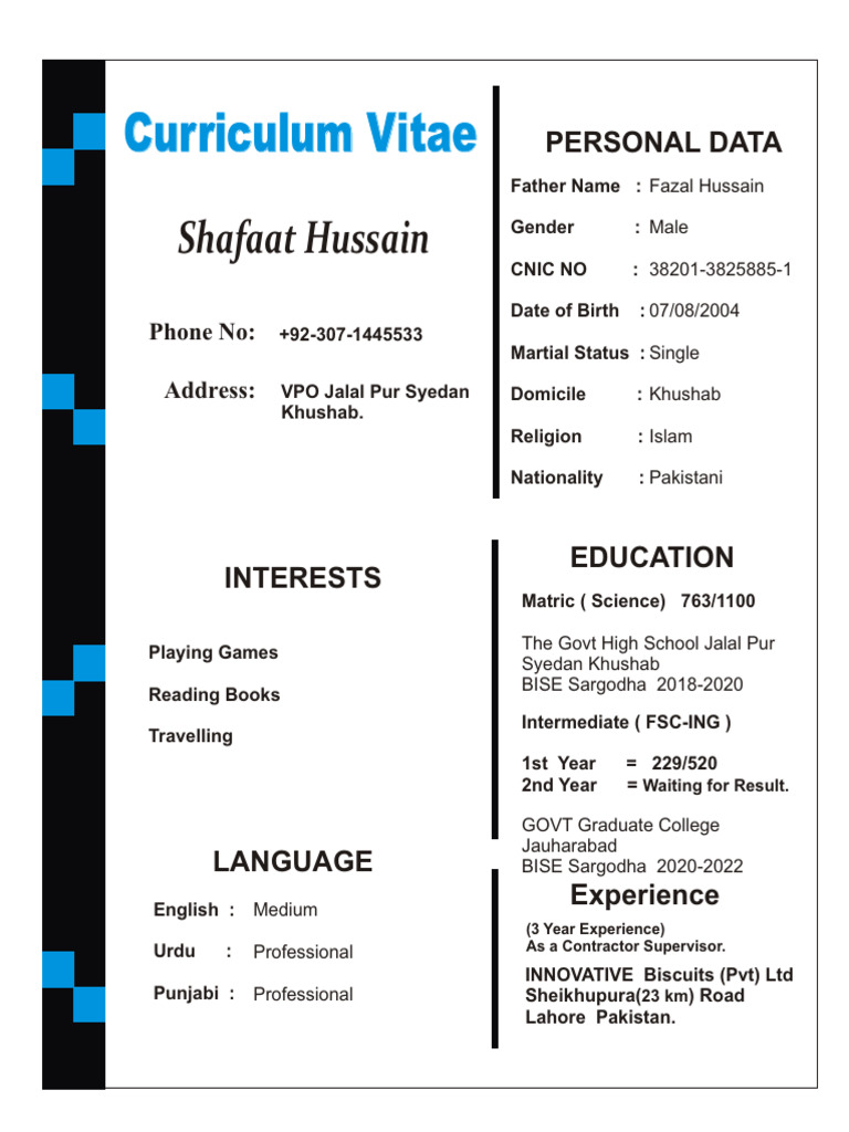 Shafaat Hussain | PDF