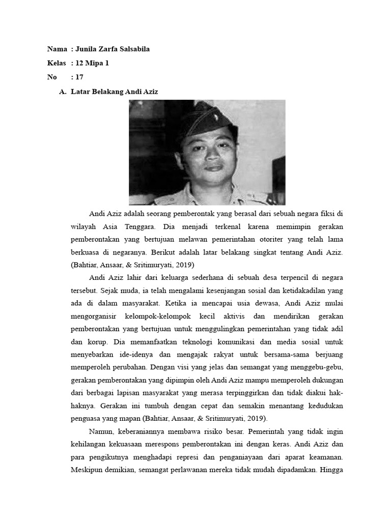 Pemberontakan Andi Aziz 1950 di Makassar | PDF