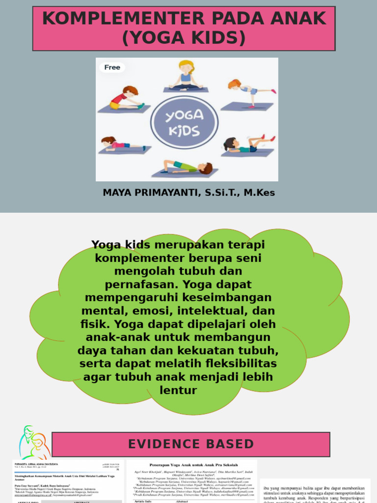 BU MAYA (Komplementer Pada Anak) | PDF | Pengembangan Diri