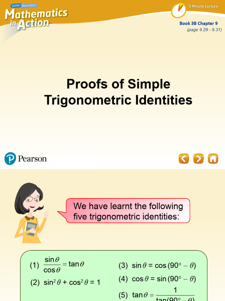 Proof of Trigo Identities | PDF | Trigonometry | Angle