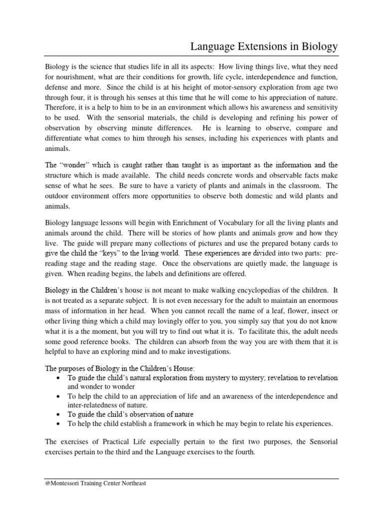 language extension in biology | PDF | Leaf | Skeleton